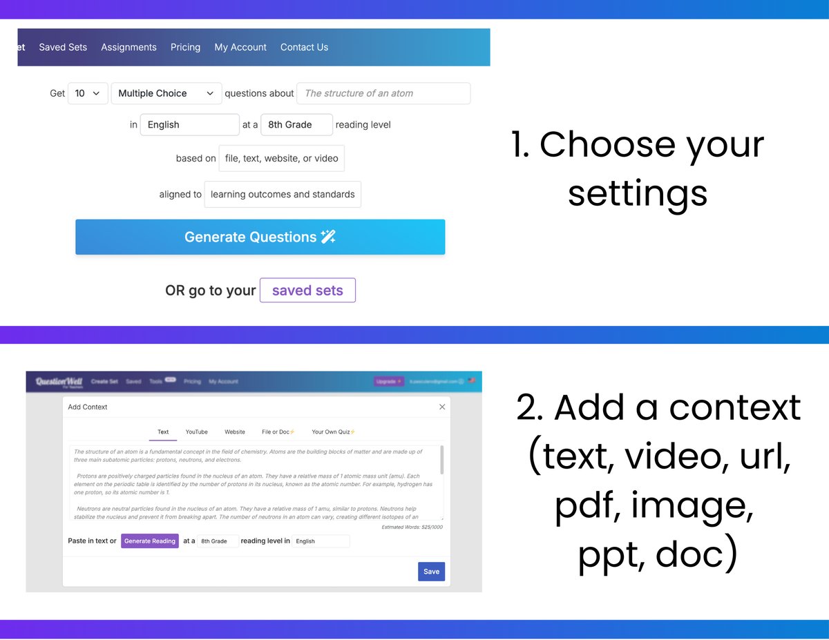 AI-Powered Teaching Tools | Enhance Educators' Efficiency | QuestionWell